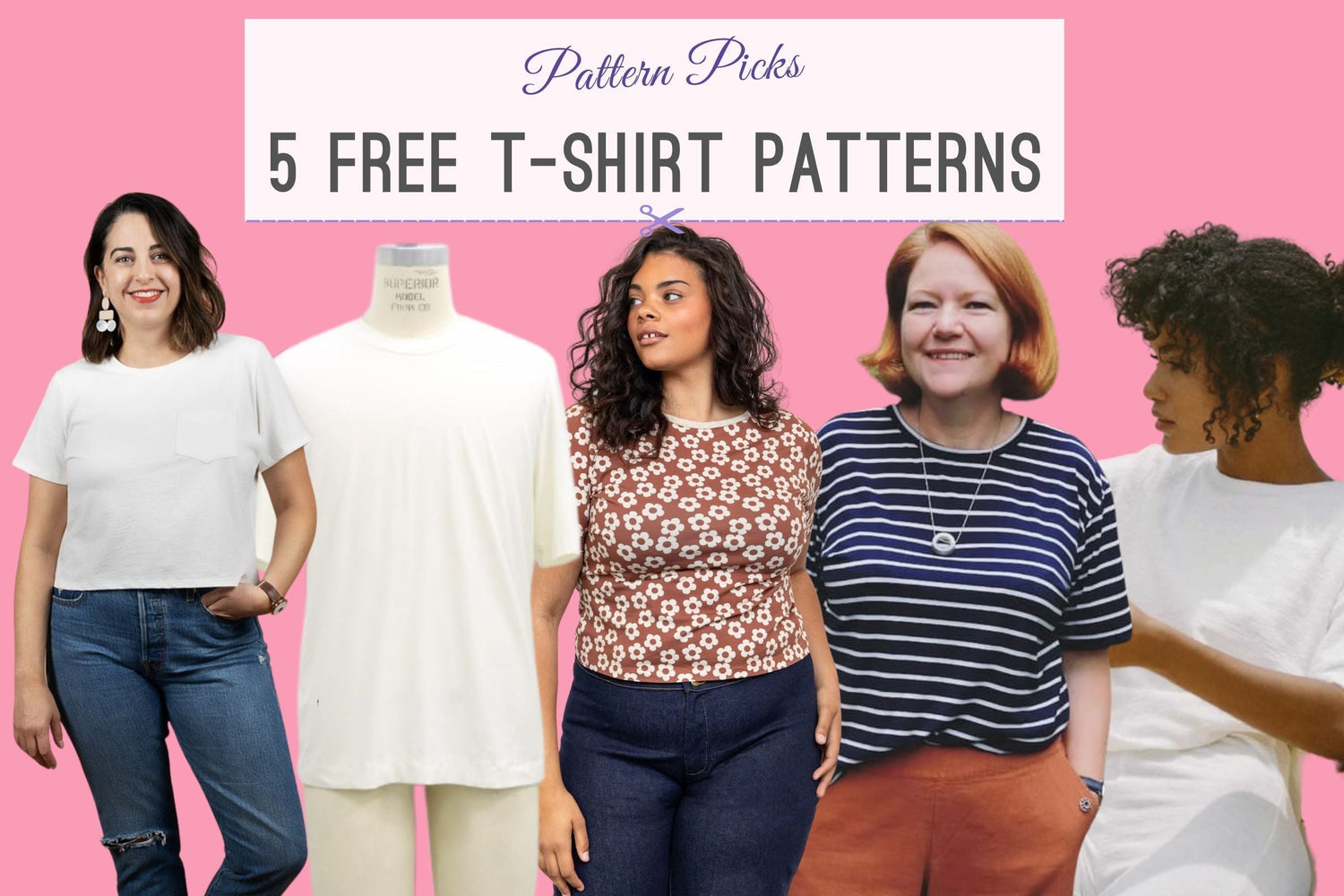 Pattern Picks : 5 Free T-Shirt Patterns – Jenny Stitches Fabrics