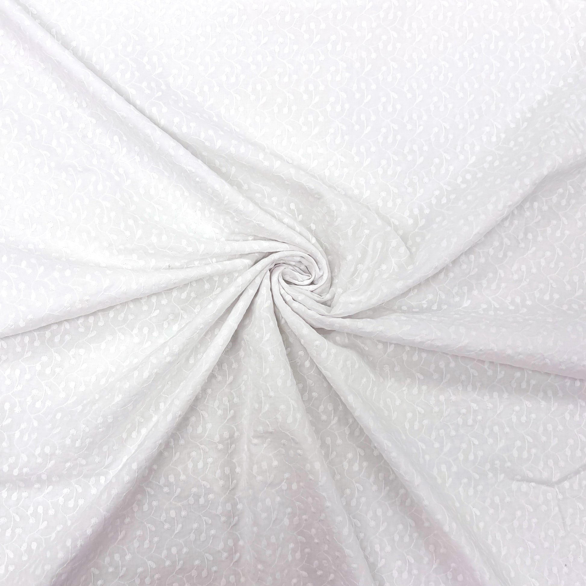 Soft Stem - Embroidered Cotton Lawn – Jenny Stitches Fabrics