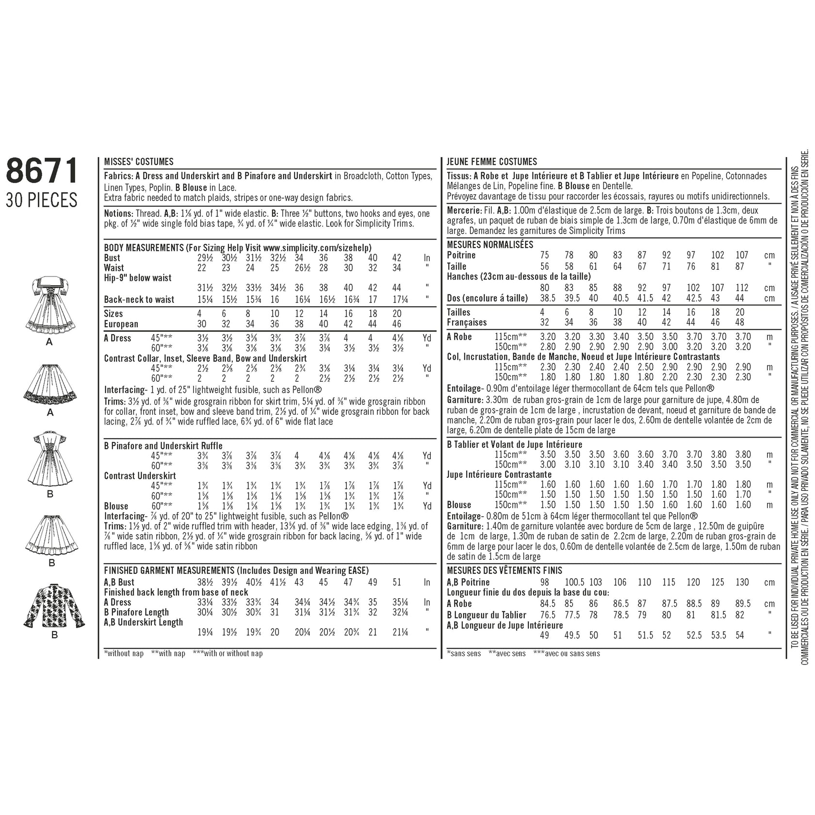 Simplicity 8671 – Jenny Stitches Fabrics